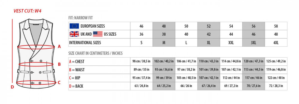 Men's vest SS22 W4-1 • Dornschild - Unique premium men's vests